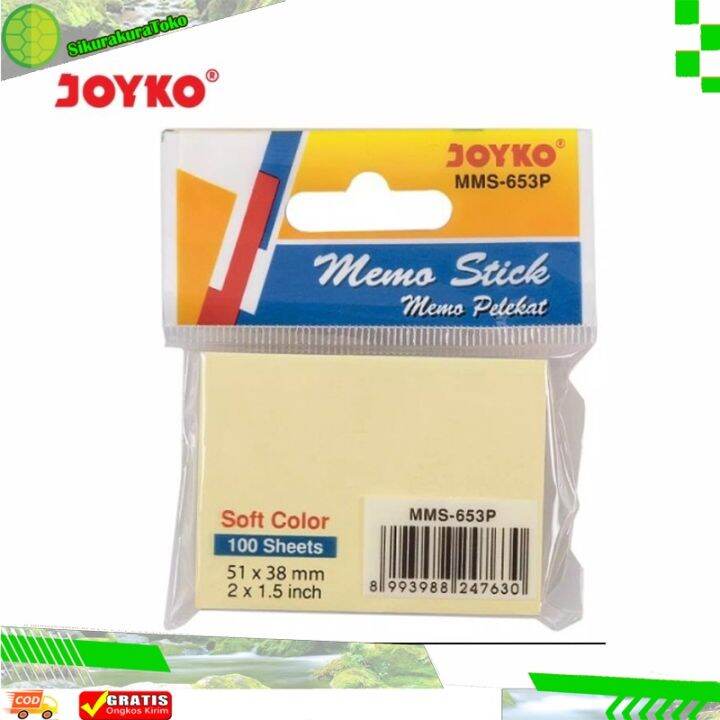 Memo Stick JOYKO Sticky Notes MMS-653P 51x38 mm Kertas Note dengan ...