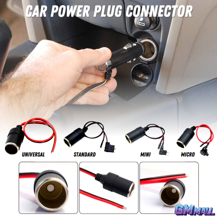 CAR FEMALE CIGARETTER LIGHTER SOCKET 12V-24V Plug Connector Port ...