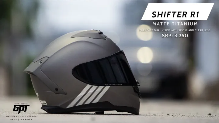 SHIFTER R1 MATTE TITANIUM | Lazada PH