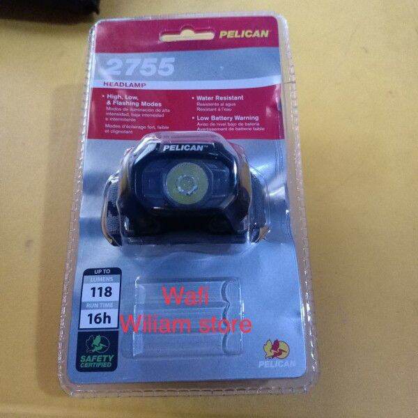PELICAN 2755 HEADLAMP LED SENTER TAMBANG PERTAMINA GAS EXPLOSION PROOF ...