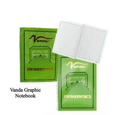 (buy 1 - take 1)Vanda Mathematics Graphing Notebook Spiral Yarn 80 ...