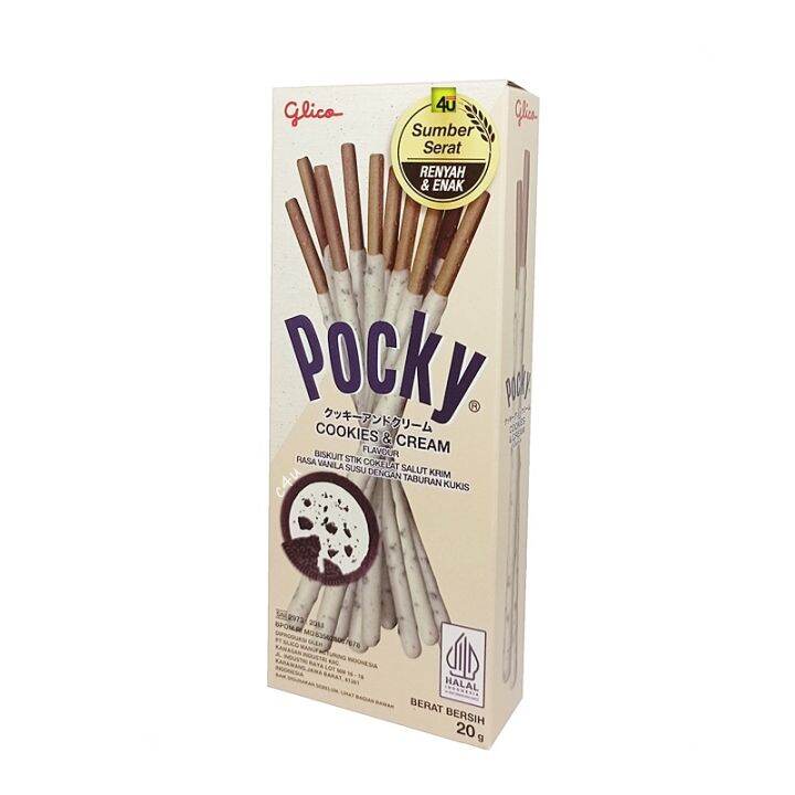 Pocky MINI BOX Cookies & Cream Stick Biscuit - 20 gr | Lazada Indonesia