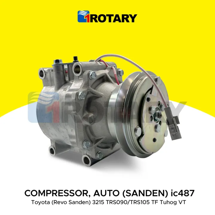 1Rotary Auto Compressor (Sanden)Toyota (Revo Sanden) 3215 TRS090/TRS105 ...