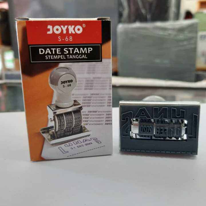 Date Stamp Stempel Tanggal Lunas Joyko S-68 | Lazada Indonesia