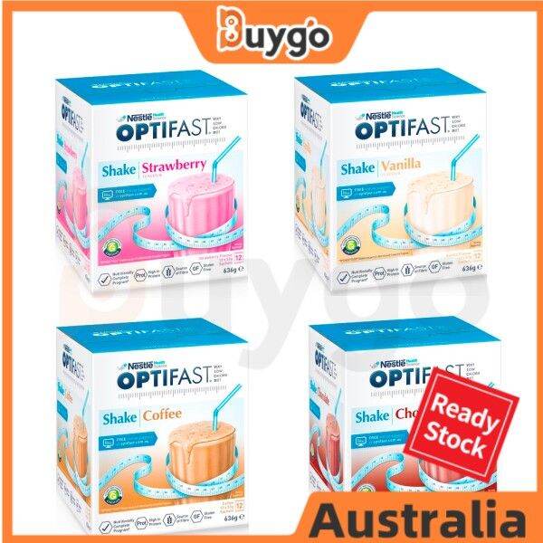 Nestle Optifast Milk Shake Mix Flavour（Chocolate/Coffee/Strawberry ...