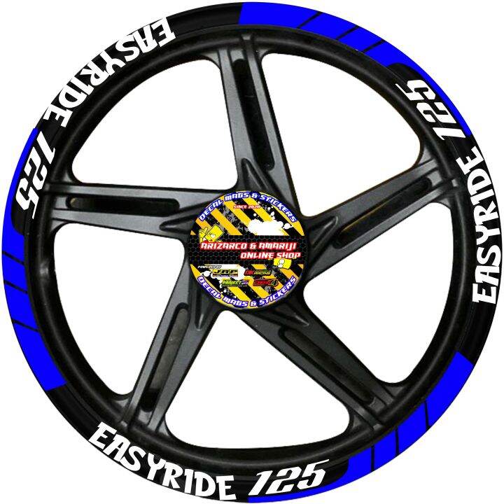 MOTOR STAR EASYDRIVE 125 NEW DESIGN DECAL MAG STICKER GOOD FOR 2 MAGS ...