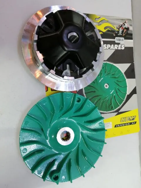 Racing pully set nmax/aerox with drive face and pully ball easy to use ...