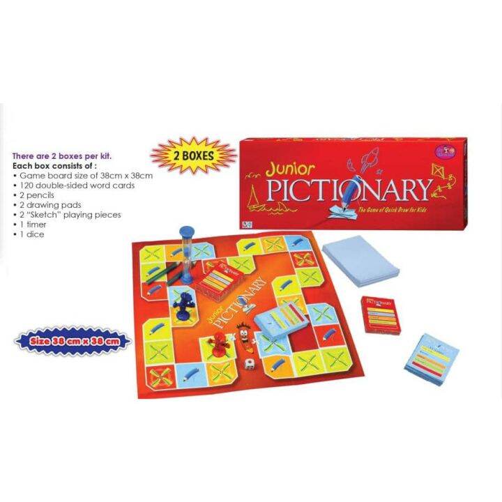 Junior Pictionary Learning Game Set | Lazada