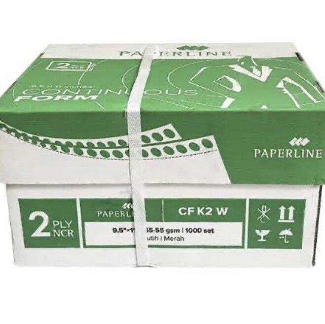 KERTAS CONTINUOUS FORM PAPERLINE 2 PLAY NCR UKURAN KWARTO A4 FULL SET ...