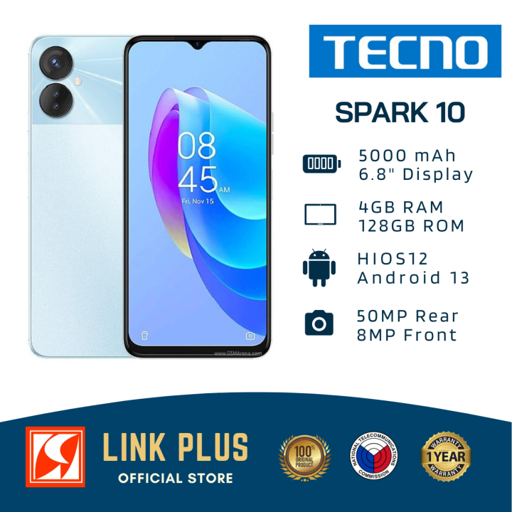 Tecno Spark 10 4/8GB RAM + 128GB ROM (Original and Sealed) | Lazada PH