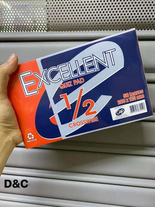 ADP MECHANICS EXCELLENT 1/2 CROSSWISE WHITE PAPER (20 PADS) | Lazada PH