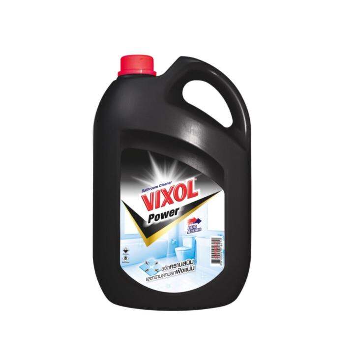 vixol วิกซอล น้ำยาล้างห้องน้ำ ดูโอ้ แอคชั่น สีดำ ขนาด3500 มล. | Lazada ...