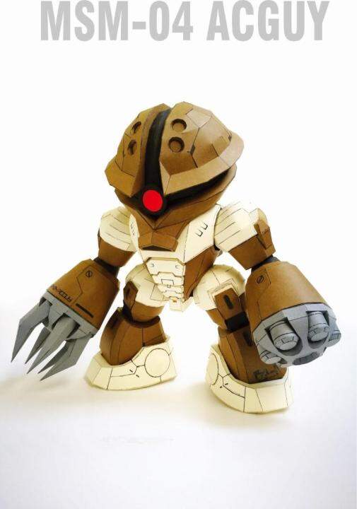 DIY Papercraft Pola Gundam SD MSM-04 Acguy | Lazada Indonesia