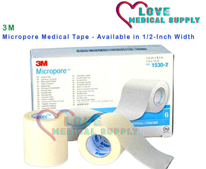 3M Micropore Medical Tape - Available in 1/2-Inch Width | Lazada PH