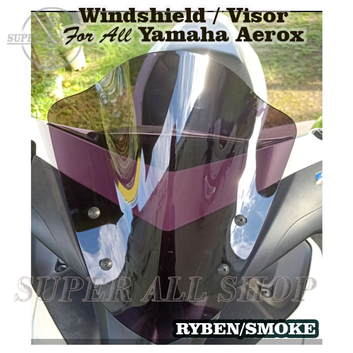 Visor Windshield Yamaha Aerox 155 Dan All New Visor Aerox 155 | Lazada ...