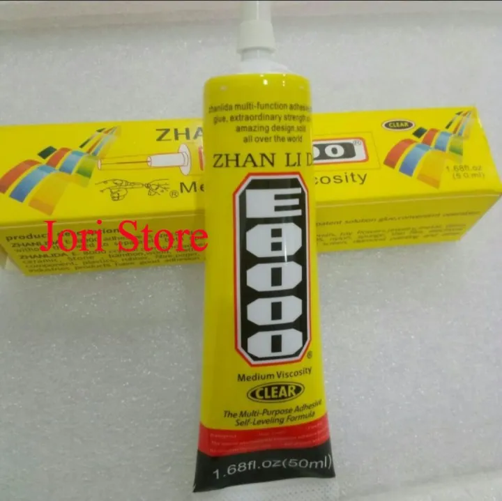 Lem Perekat kaca Touchscreen Layar Perekat LCD E8000 Ukuran 50ml ...