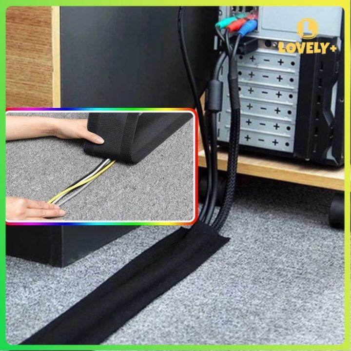 1M/3M Floor Wire Cable Protector Used to Cable Management Protect and ...