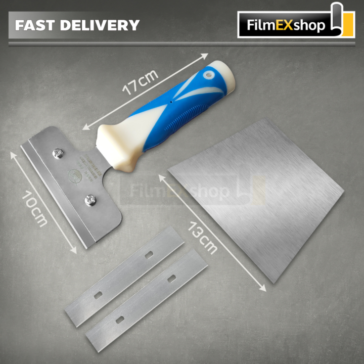 มีดขูดทำความสะอาดกระจก มีดขูดสี ลอกฟิล์ม คัตเตอร์ขูดสี เครื่องมือติดฟิล์ม Scraper SCR-04 ...