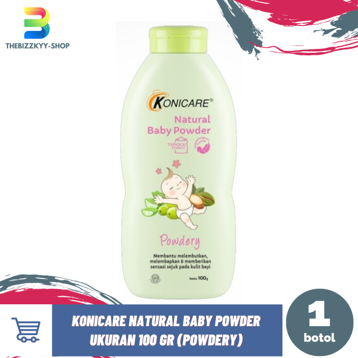 Konicare Natural Baby Powder Powdery 100 gr / 200 gr - Bedak Bayi | Lazada Indonesia