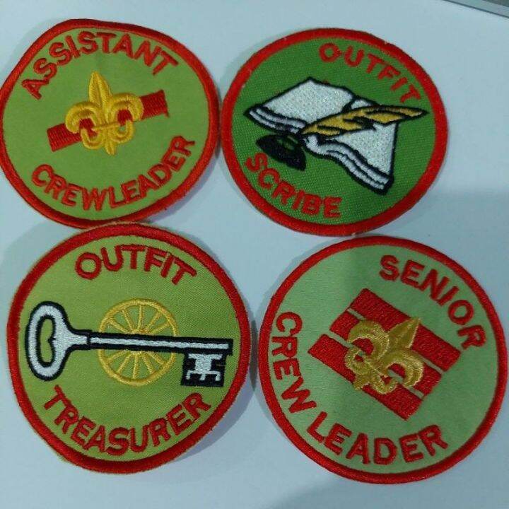 ☟POSITION BADGE FOR SENIOR SCOUTS (Sold per piece) | Lazada PH