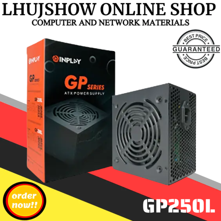 INPLAY GP250L Power Supply 800W Long Wire PWEDE SA TEMPERED CASE ...