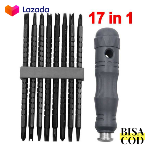 Obeng Set Screwdriver 17 in 1 / Obeng Set Lengkap Komplit Termurah ...