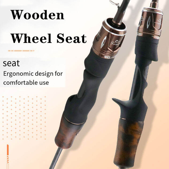 【TRAINFIS】1.38M/1.55M/1.68M/1.8M UL Fishing Rod 2-8LB/1-9G Ultralight ...