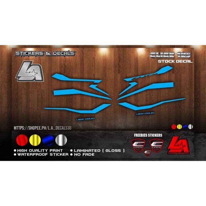 Honda Click v3 Decals sticker Cover Up | Lazada PH