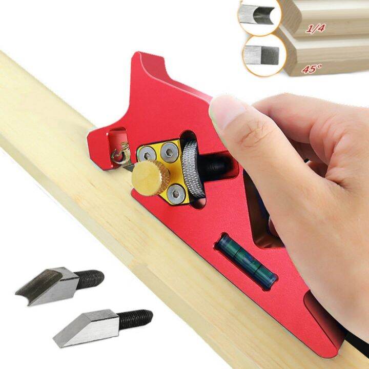 Woodworking Manual Edge Corner Planer 45 Degree Bevel Fillet Plane 1/4 ...