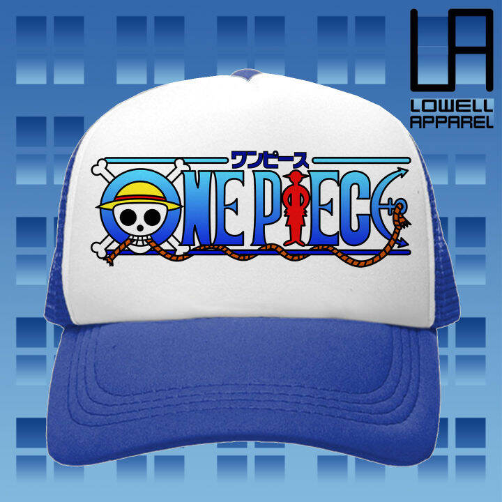One Piece Logo Baseball Mesh Cap - Anime Trucker Hat - Sublimation ...