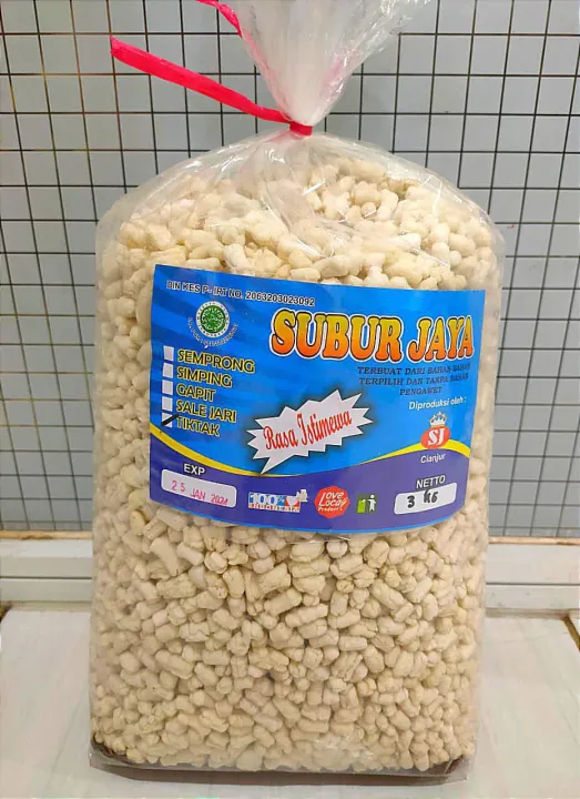 Tiktak Kencur Subur Jaya / Pilus Kencur Gurih Renyah / Oleh - Oleh Khas ...