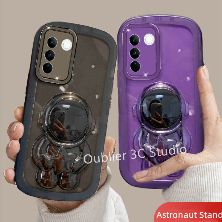 Casing VIVO V27e V27 Pro Y02A 5G Clear Phone Case New Design Hot Lens ...