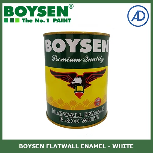 Boysen B-800 Flatwall Enamel White (1L) | Lazada PH