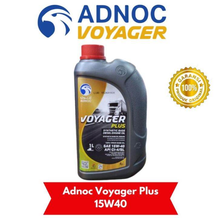 Adnoc Voyager Plus 10W30 15W40 1L Oli Mesin Mobil Diesel Motor Matic ...