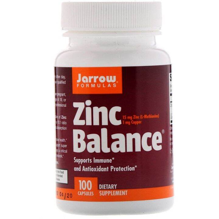 Zinc Balance, L-OptiZinc, 100 Capsules | Lazada PH