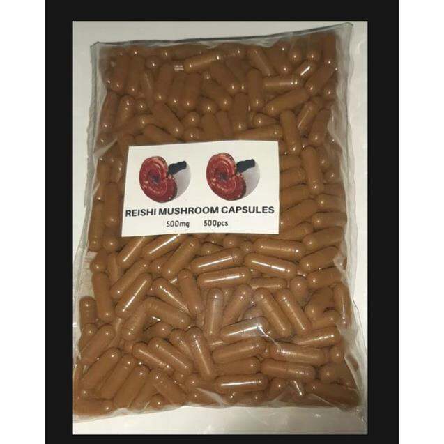 Reishi Mushroom Ganoderma Capsule 500mg 500 Capsules | Lazada PH