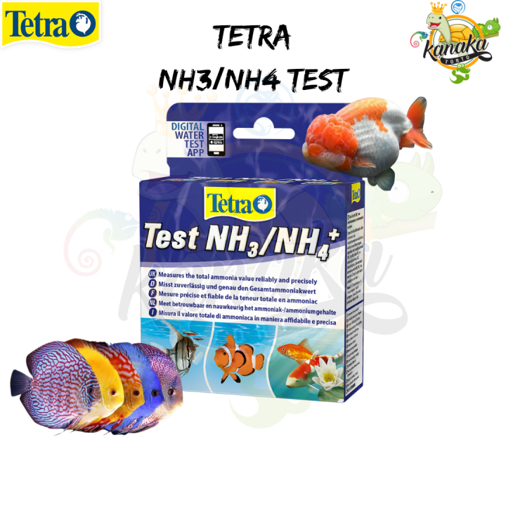 TETRA NH3/NH4 Test Amonia Kit NH3 NH4 Test Air Aquarium Kolam | Lazada ...