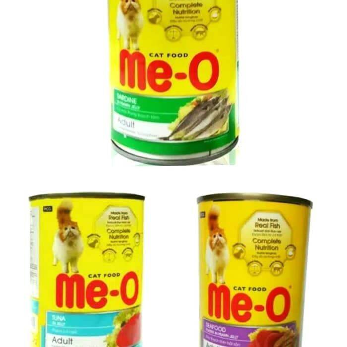 makanan kucing meo kaleng 400gr me-o meo kaleng sardine tuna seafood ...