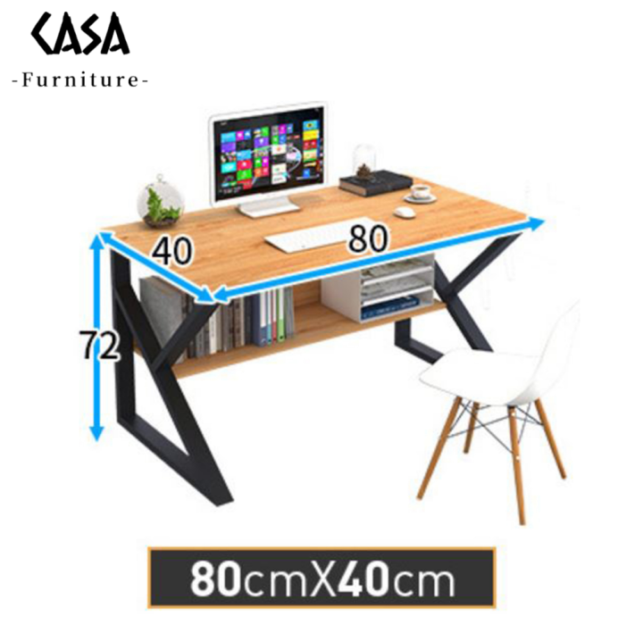 CASA Home office table study table meja study meja komputer meja ...