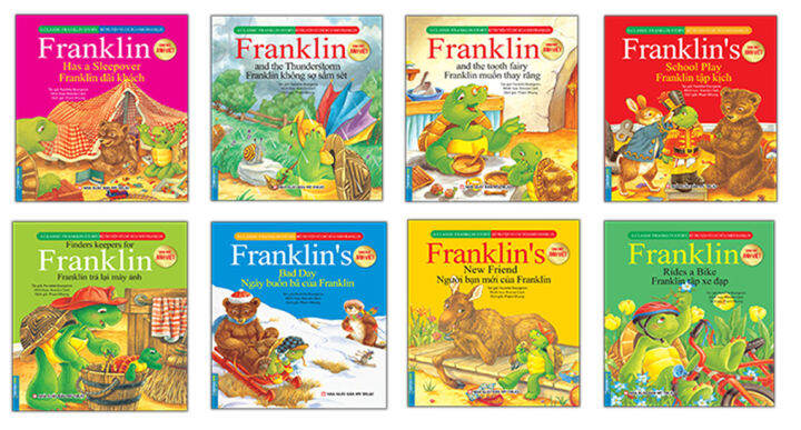 Combo Bộ truyện về chú rùa nhỏ Franklin (trọn bộ 8 cuốn) | Lazada.vn
