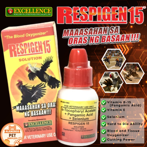 [APS] RESPIGEN 15 SOLUTION / 5ML / FOR GAMEFOWL / PARA SA MANOK ...