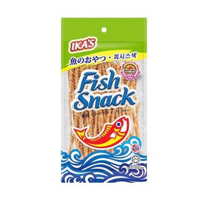 IKA'S Fish Snack Original /Hot & Spicy(6pkt x 5g) | Lazada