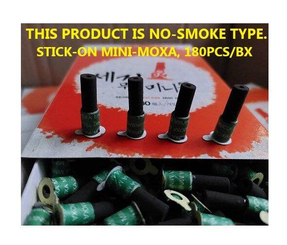 "SEIJIN" Stick-On Mini Moxa, Smokeless, 180pcs per box | Lazada PH