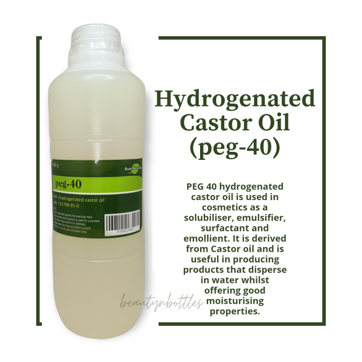 Hydrogenated Castor Oil aka Peg-40 | Lazada PH