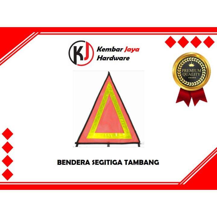 BENDERA SAFETY SEGITIGA TAMBANG PROYEK SAFETY MURAH | Lazada Indonesia