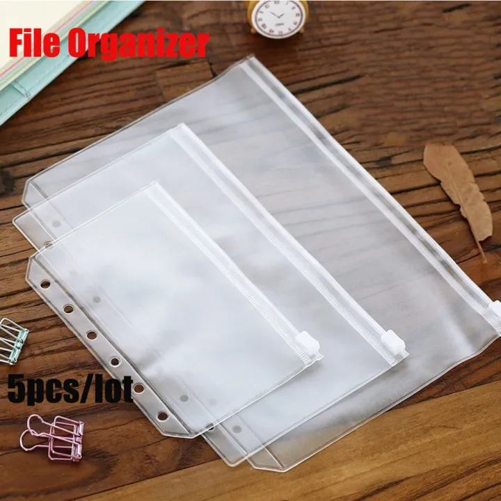 SONIAR Waterproof PVC Loose Leaf Storage Bag Zipper Folder Pouch Binder ... SONIAR Waterproof PVC Loose Leaf Storage Bag Zipper Folder Pouch Binder ...