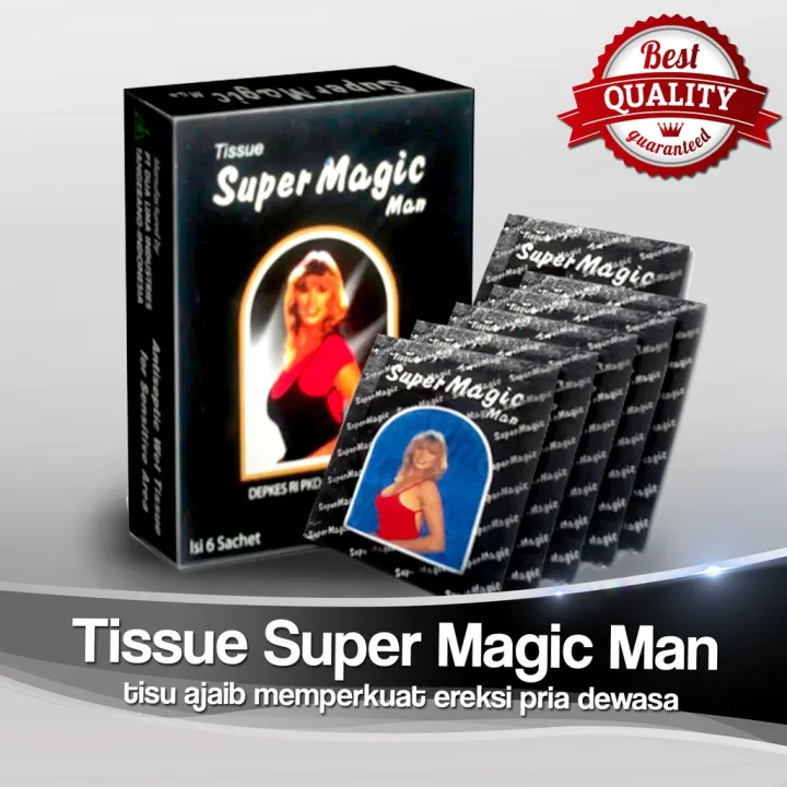 OBAT AJAIB TISU MAGIC POWDER TISU BASAH TISU TAHAN LAMA OBAT KUAT PRIA ...
