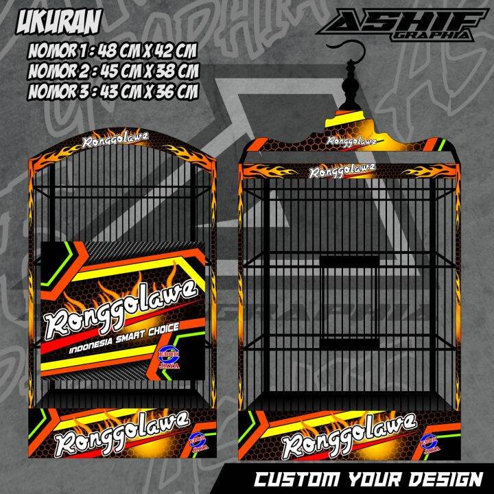 STIKER decal sangkar KOTAK EBOD RONGGOLAWE | Lazada Indonesia