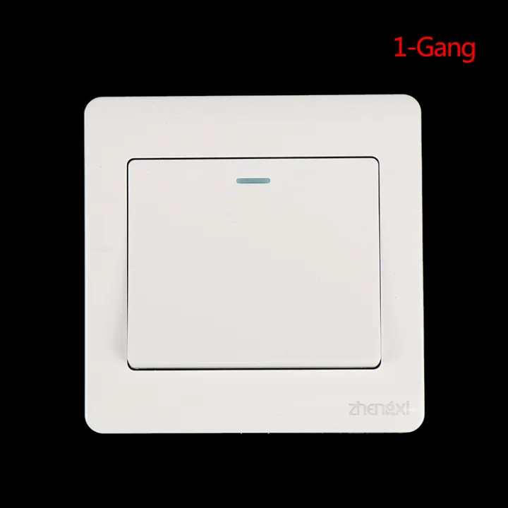 Legend Wall Switch 1/2/3/4 Gang 1Way Button Wall Light Switch On / Off ...