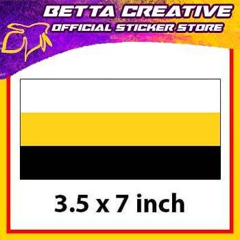 Car Sticker FLAG Perak Bendera [ Betta Creative ] | Lazada